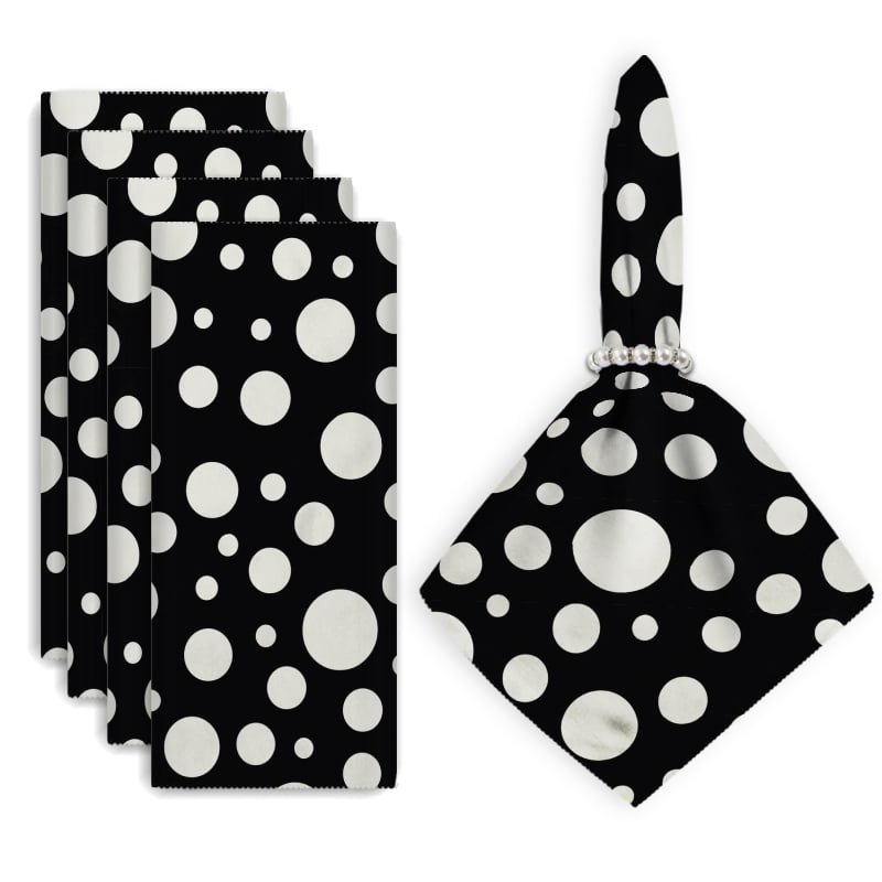 Bahomeck Napkins Set Of 4 Reusable Washable Square Fabric Dining Table ...