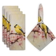 Bahomeck Napkins Set Of 4 Reusable Washable Square Fabric Dining Table ...