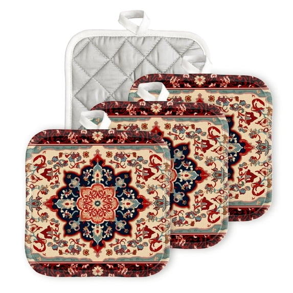 BaHomeck Pot Holders 4pcs dacron Made Square heat-resisting mat Machine ...