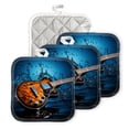 Bahomeck Pot Holder 4Pcs,Guitar Made Out Liquid Square Heat Resistant ...