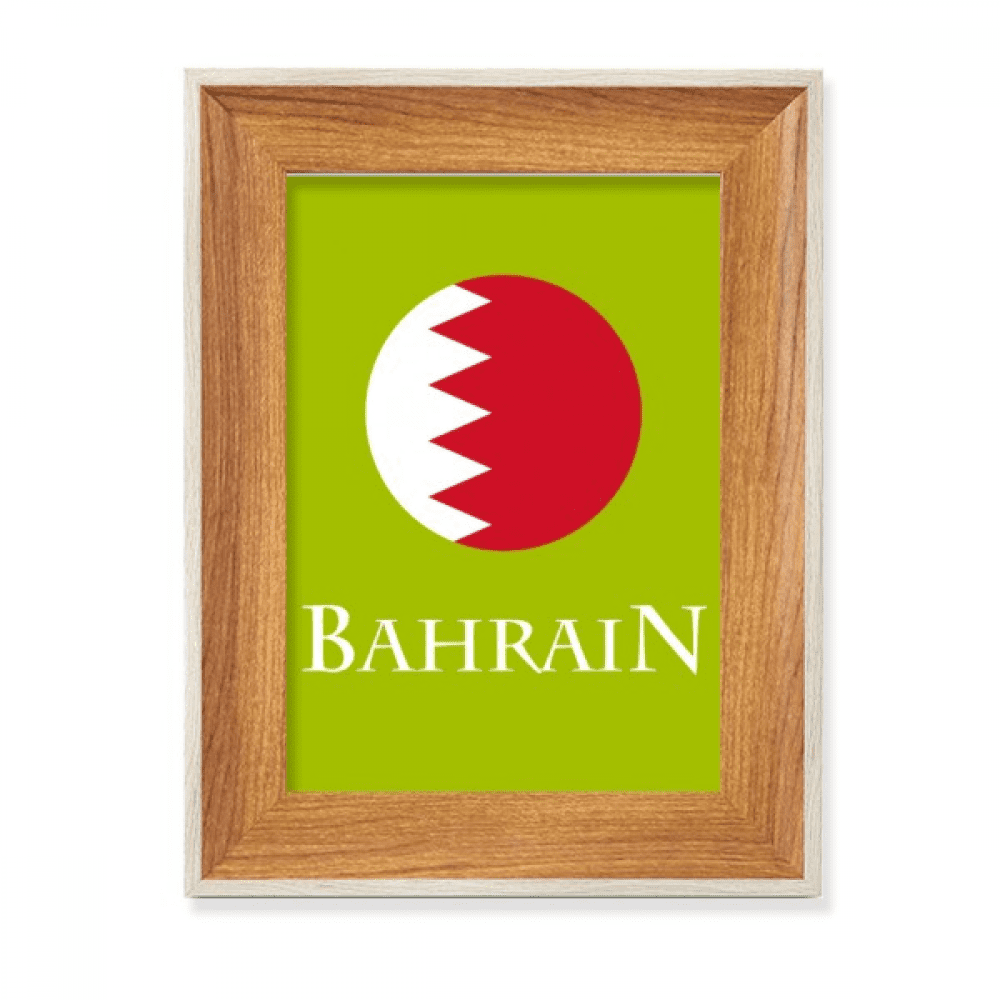 Bahrain Asian Flag Persian Gulf Desktop Wooden Photo Frame Display ...