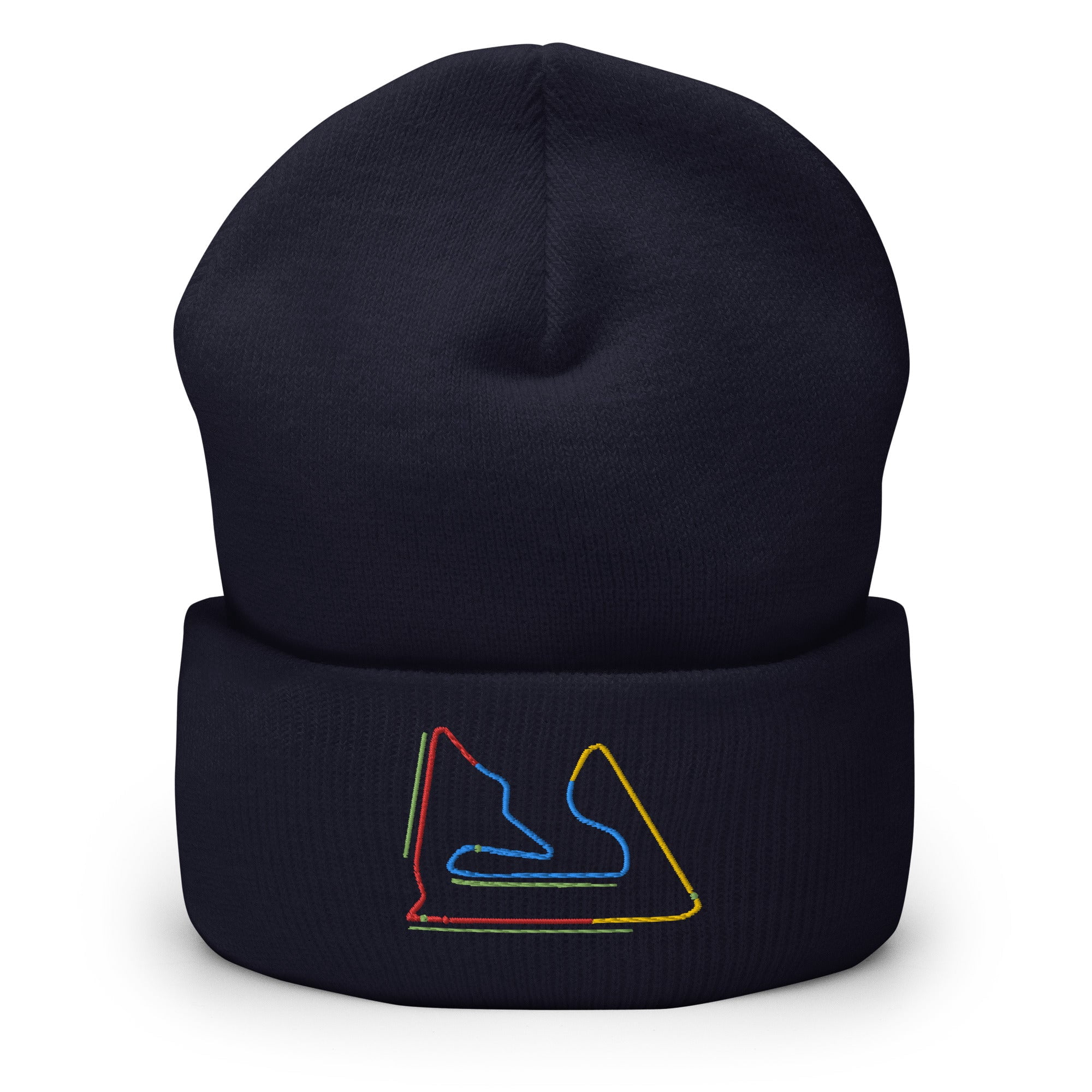 Bahrain Circuit Sectors with DRS Zones F1 Embroidered Cuffed Beanie ...