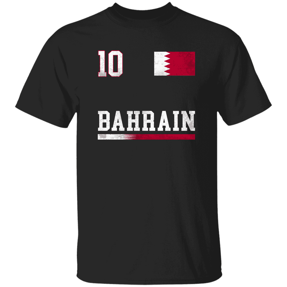Bahrain Flag Emblem Bahrain Pride Proud Men Women Soccer Fan T-Shirt ...