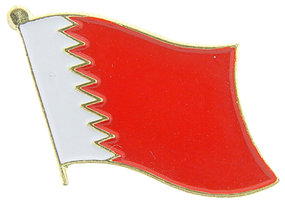 Bahrain Flag Lapel Pin, Patriotic Emblem - Officially Licensed - 1 ...