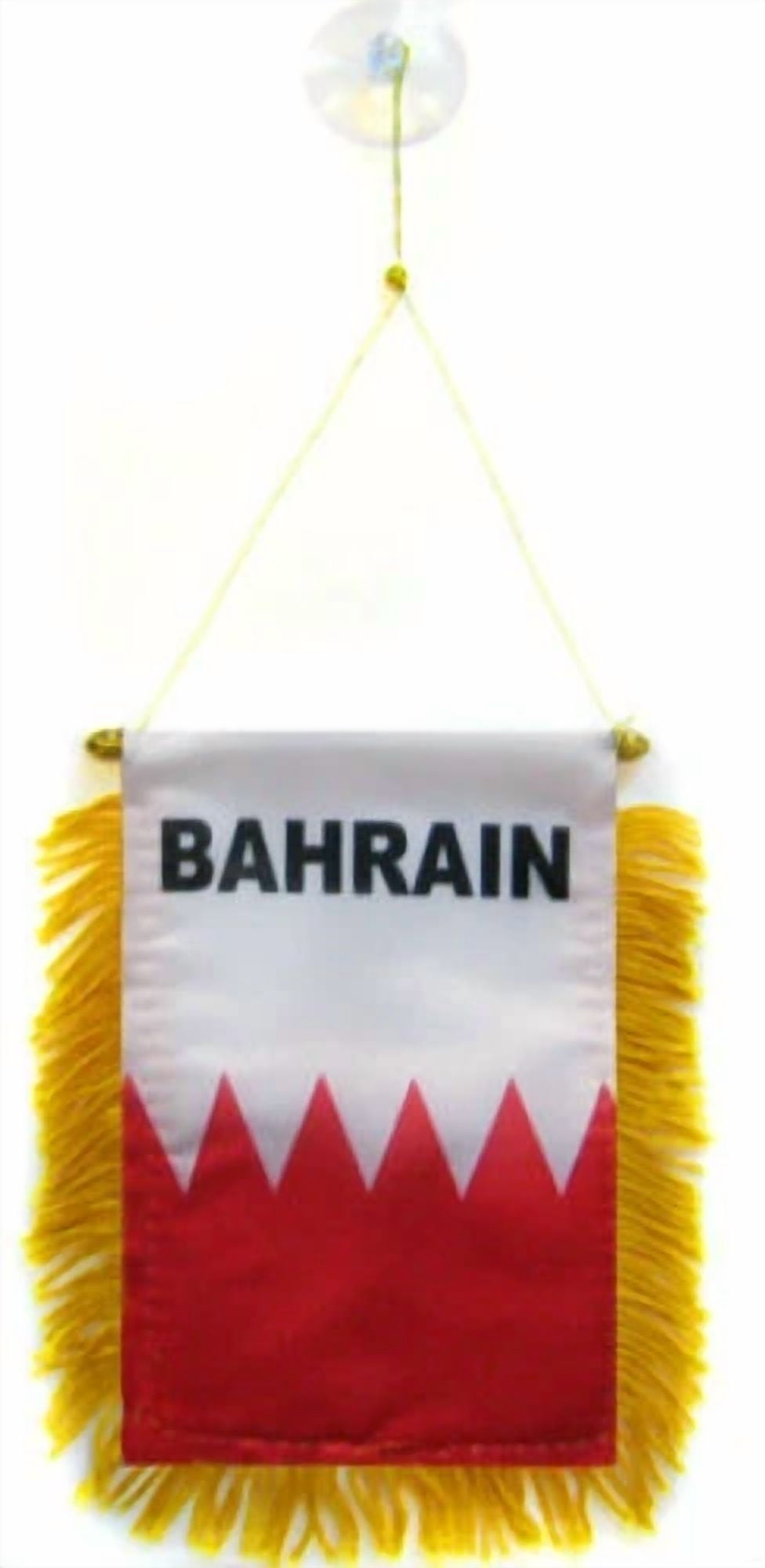 Bahrain Mini Flag 4"X6" Window Banner W/ Suction Cup - Walmart.com