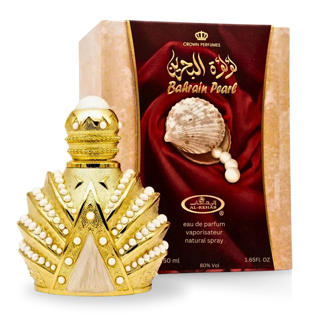 Al-Rehab Bahrain Pearl - Eau De Natural Perfume Spray, Unisex, 50 ml (1 ...