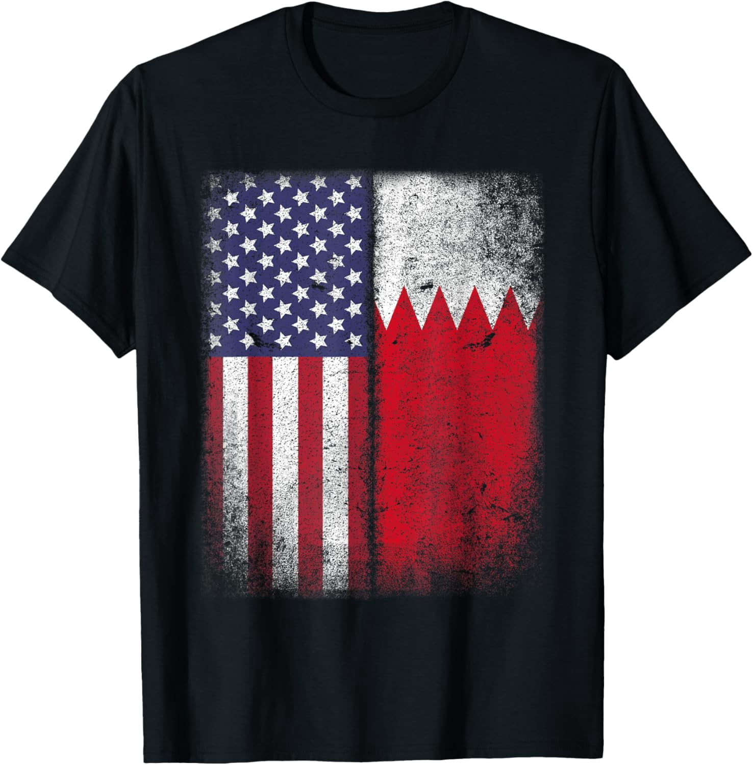 Bahraini American Flag T-shirt Bahrain Usa America - Walmart.com