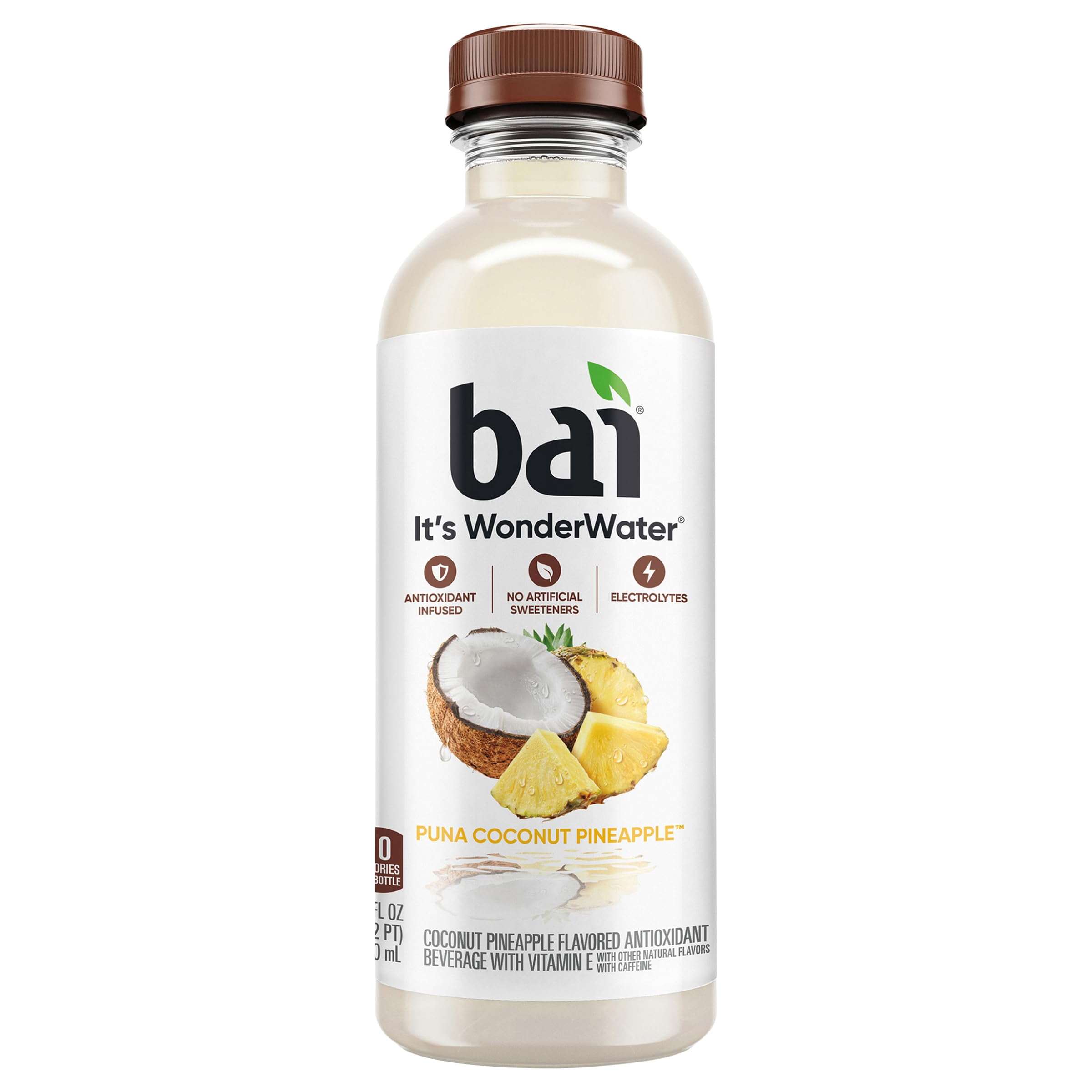 Bai Cocofusions Puna Coconut Pineapple, Antioxidant Infused Beverage ...