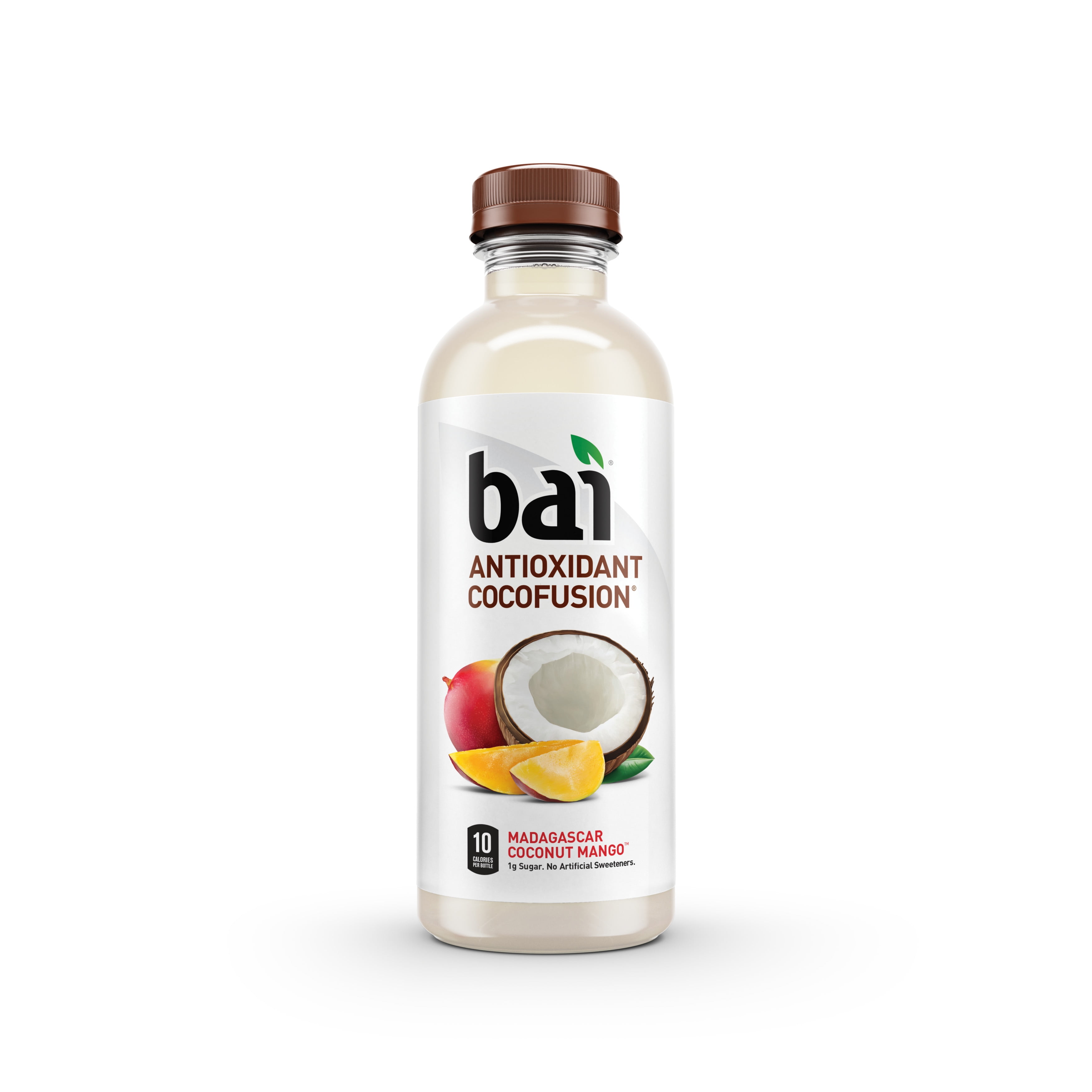 Bai Coconut Flavored Water, Madagascar Coconut Mango, Antioxidant ...