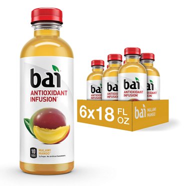 Bai Flavored Water, Costa Rica Clementine, Antioxidant Infused Drinks ...