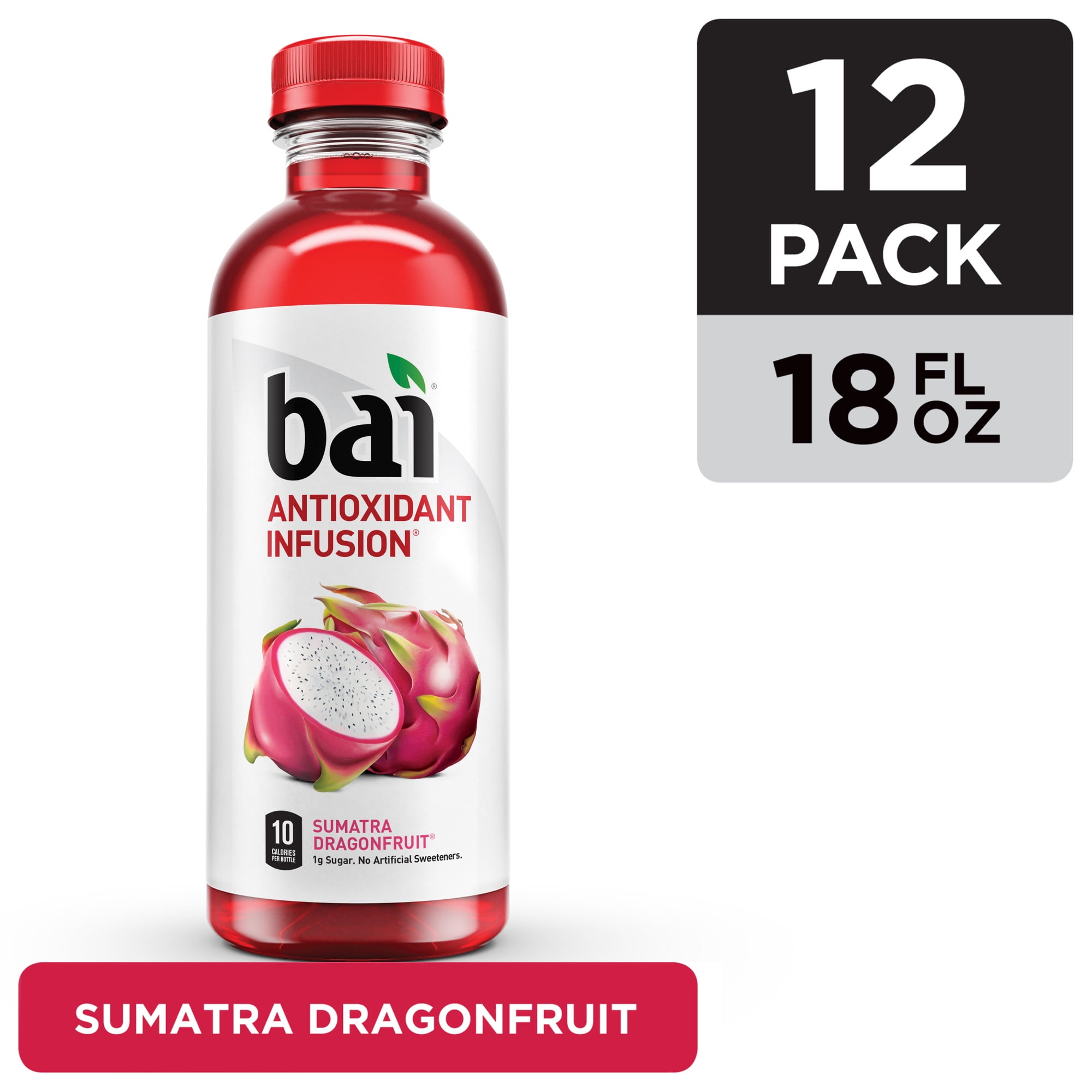 Bai Gluten-Free, Sumatra Dragonfruit, Antioxidant Infused Drink, 18 Fl ...