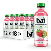 Bai Brasilia Blueberry Antioxidant Infused Water Beverage, 18 fl oz, 12 ...