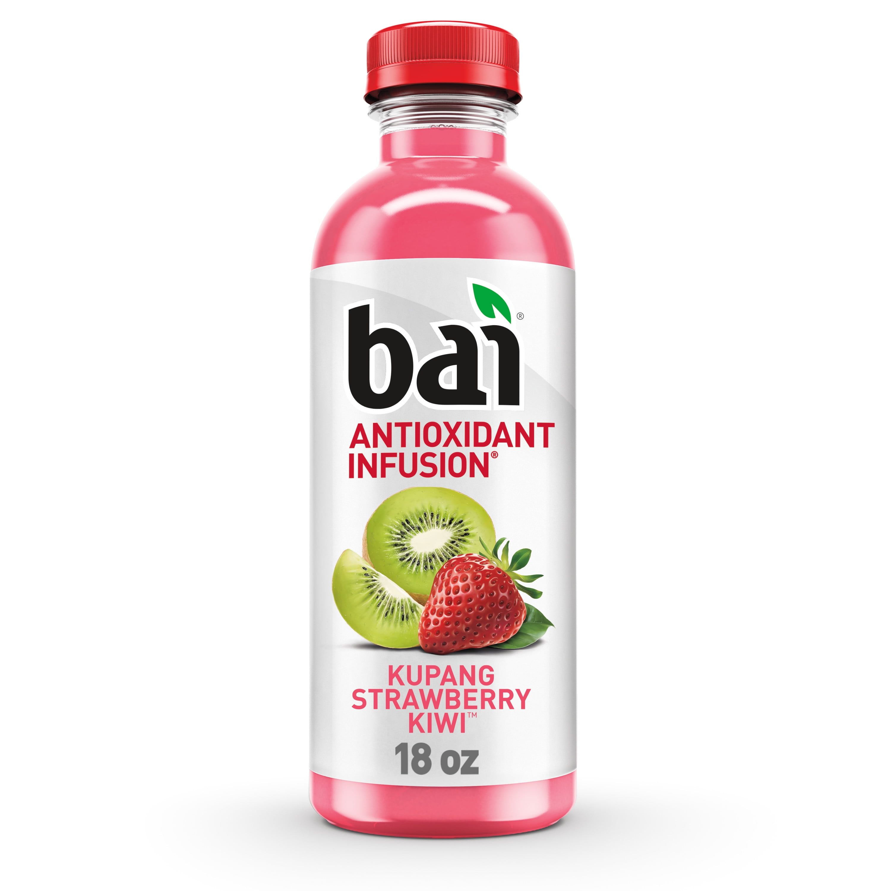 Bai Kupang Strawberry Kiwi Flavored Water, 18 fl oz, Bottle - Walmart.com