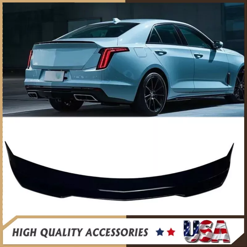 BaiCH Blackwing Gloss Trunk Spoiler Duckbill Style for Cadillac CT4 ...