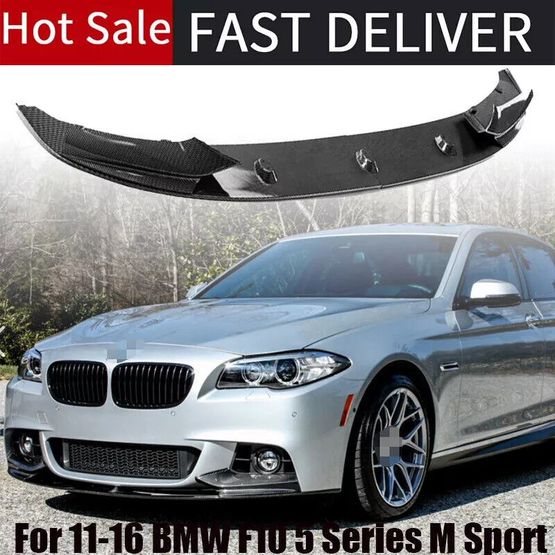 BaiCH Front Bumper Lip Splitter for BMW F10 5 Series M Sport 2011-2016 ...