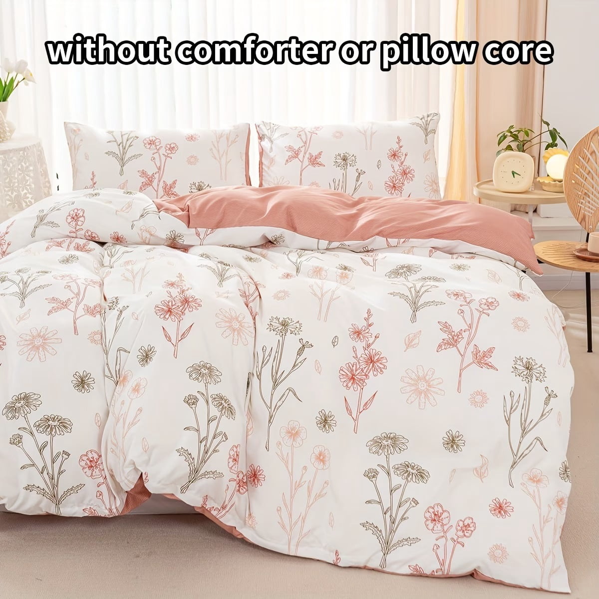 BaiLiTianJiu Multi-Color Printed Duvet Cover Set - 3-Piece Stylish ...