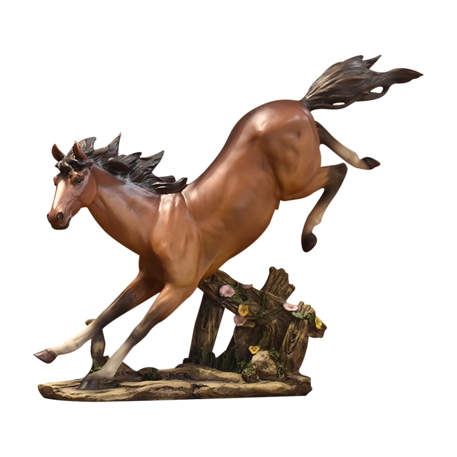 BaiTrend Horse Statue Horse Figurines Collectable Crafts Resin Animal ...