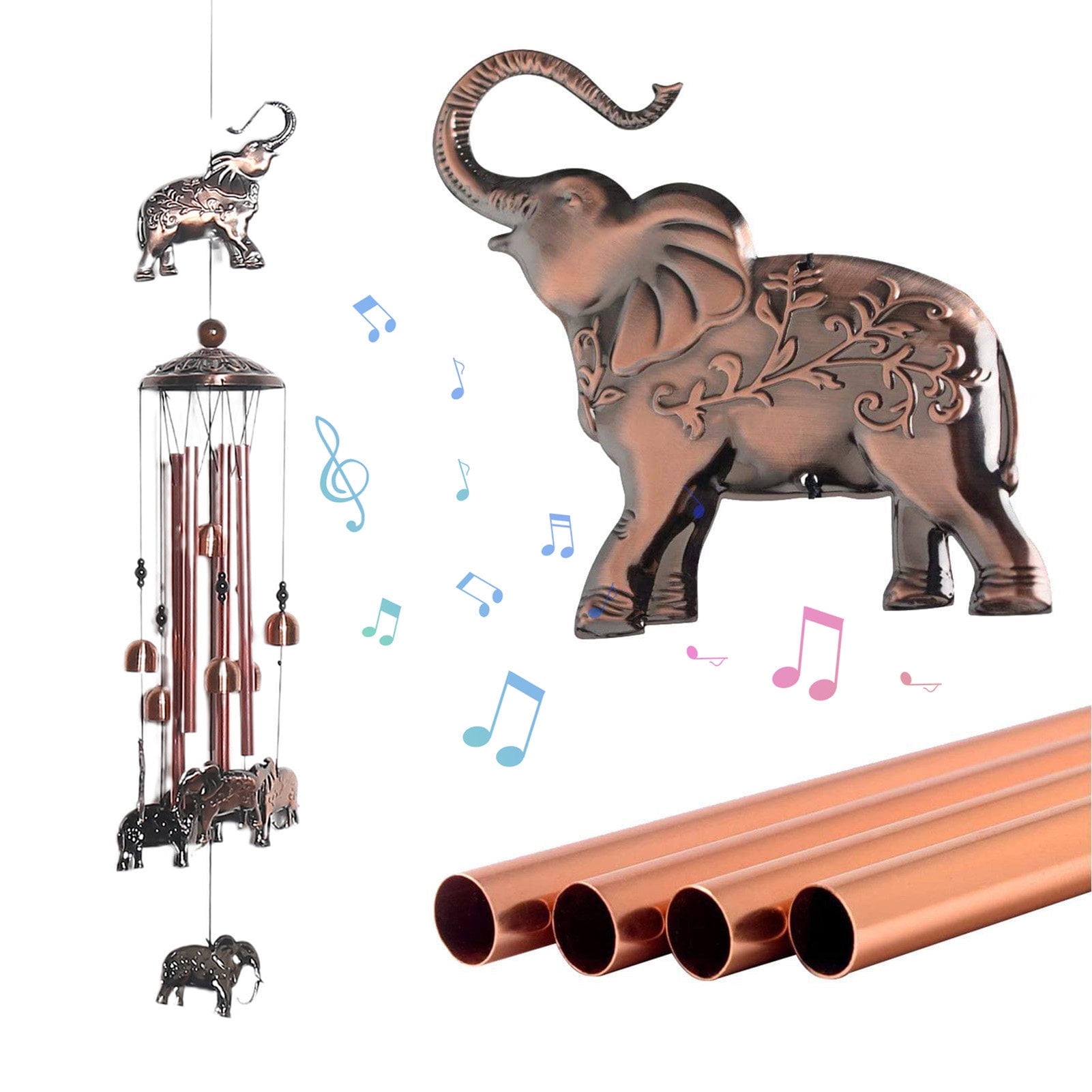 BaiTrend Wind Chime Hanging Pendant Wind Chime Exquisite Vintage ...