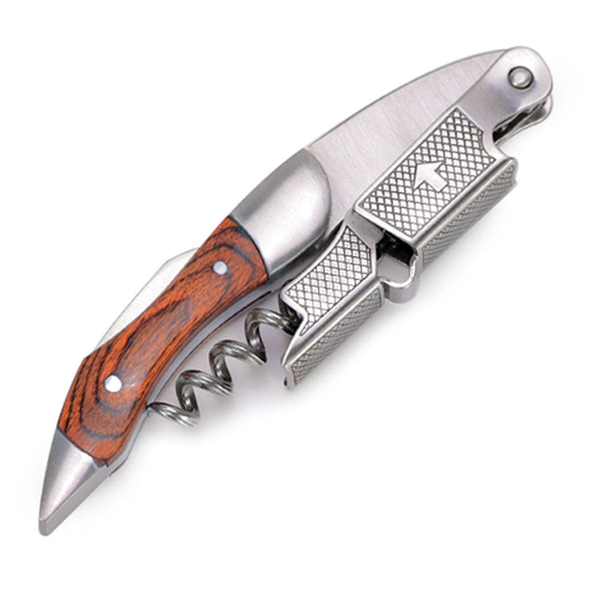 BaiTrend Wine Opener, Double Hinged Manual Wine Key for Bartender ...