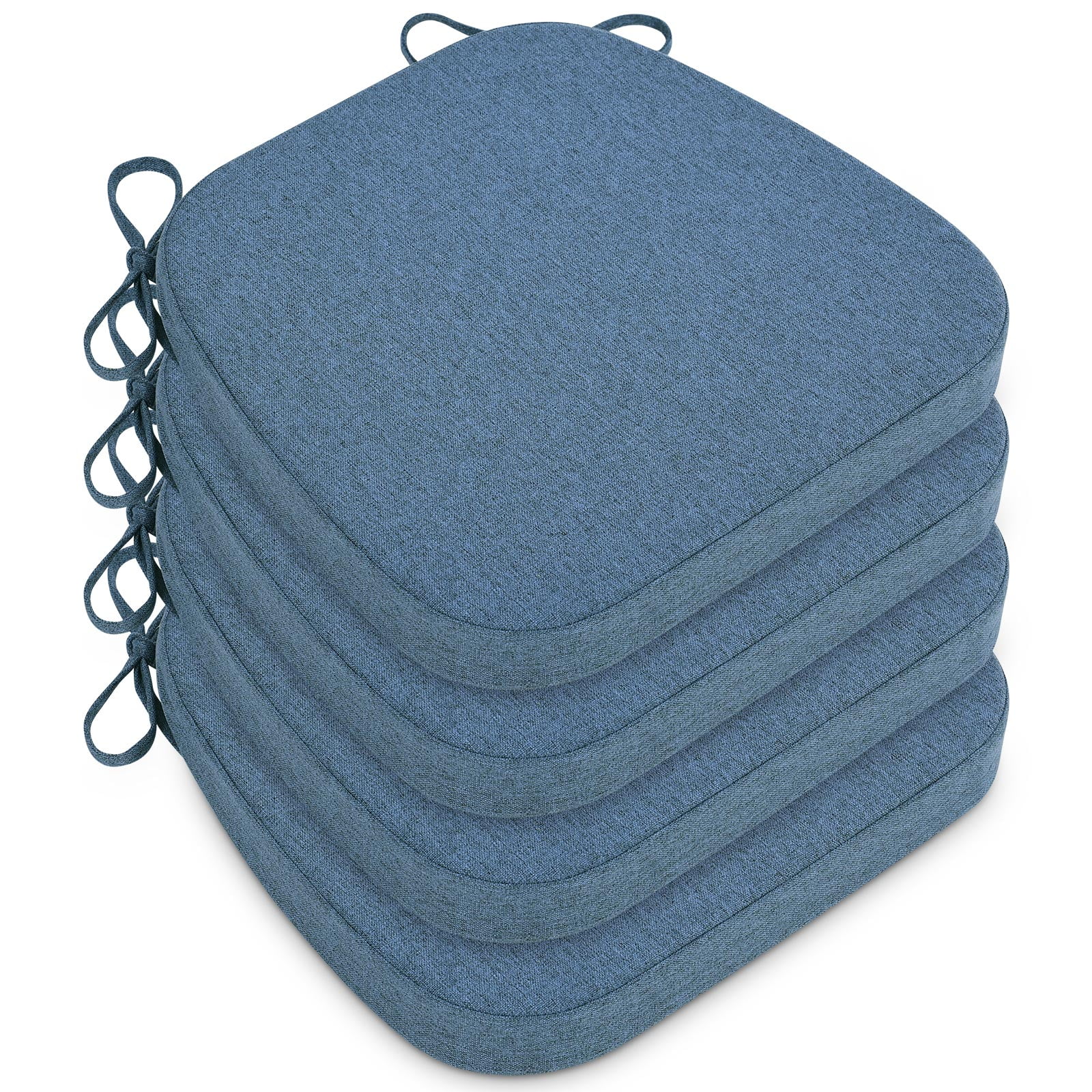 Baibu Chair Cushions for Kitchen Chairs 2" Thick Dining Chair Pads with ...