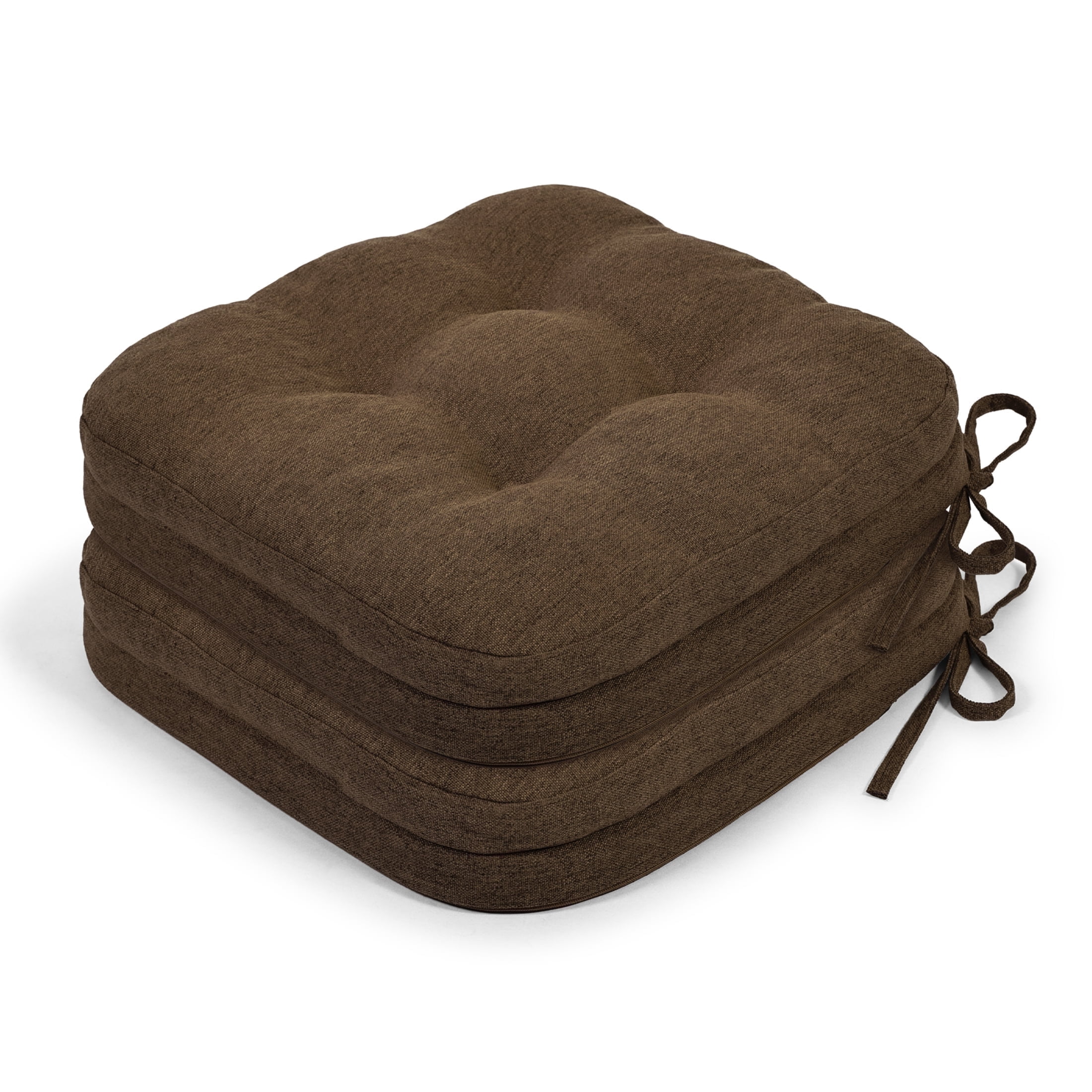 Baibu Dining Chair Cushions with Adjustable Strap, Dual-Layer Patent ...