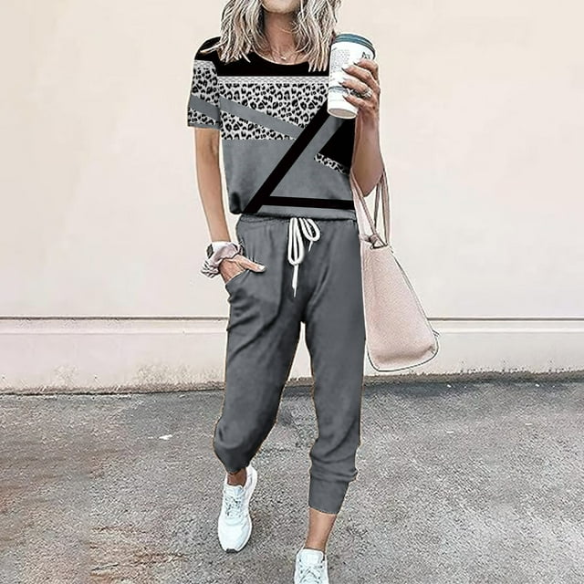 Baikeli Top Deals Of The Day 2 Piece Sets For Women Color Block