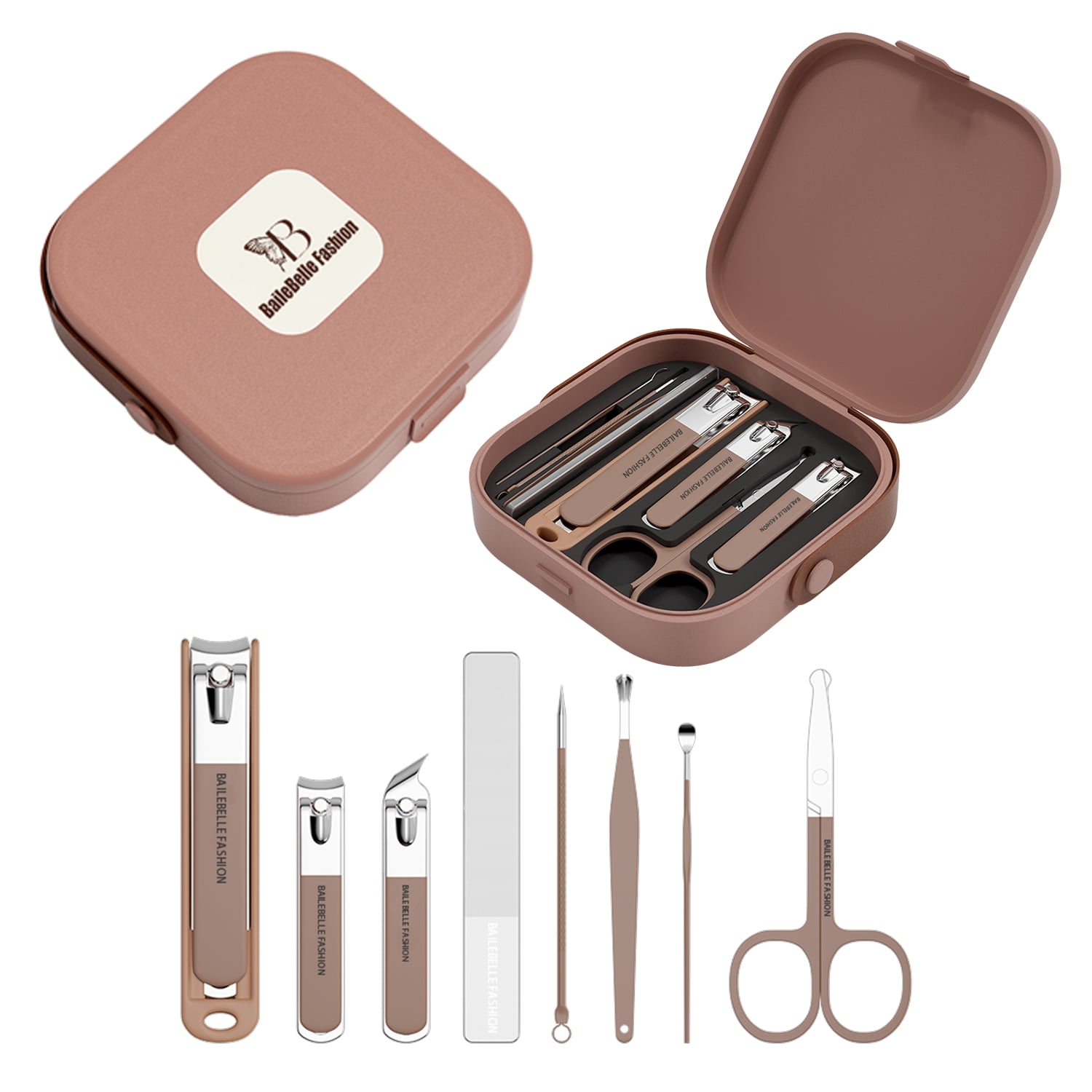 Bailebelle Fashion Nail Clippers and Beauty Tool Portable Set ...