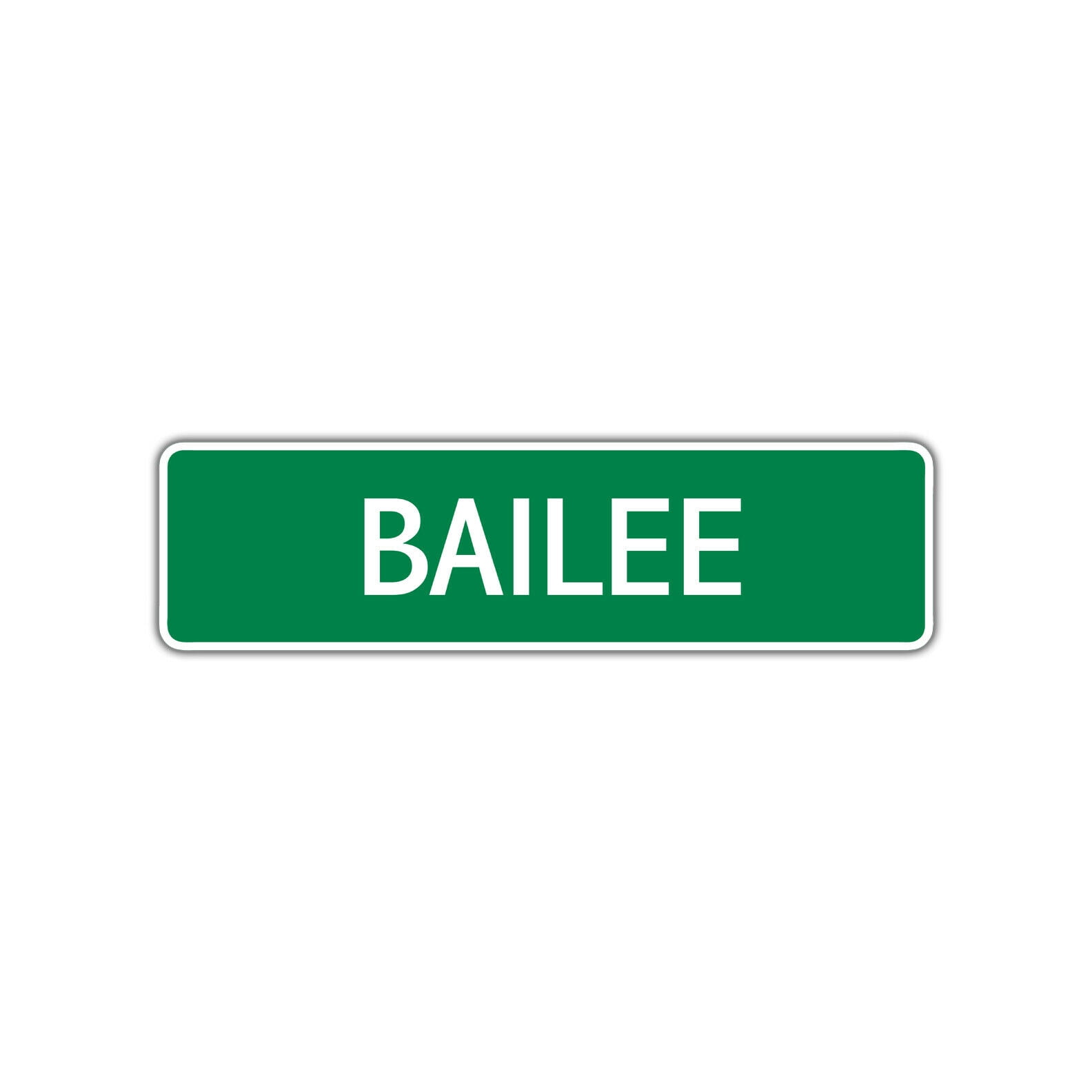 Bailee Girls Children Name Letter Printed Label Indoor Outdoor Unique ...