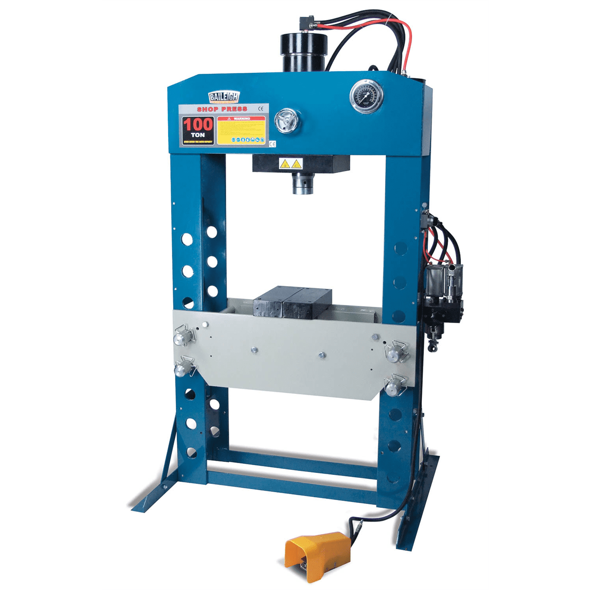 Baileigh 100T Air/Hand H-Frame Press - Walmart.com