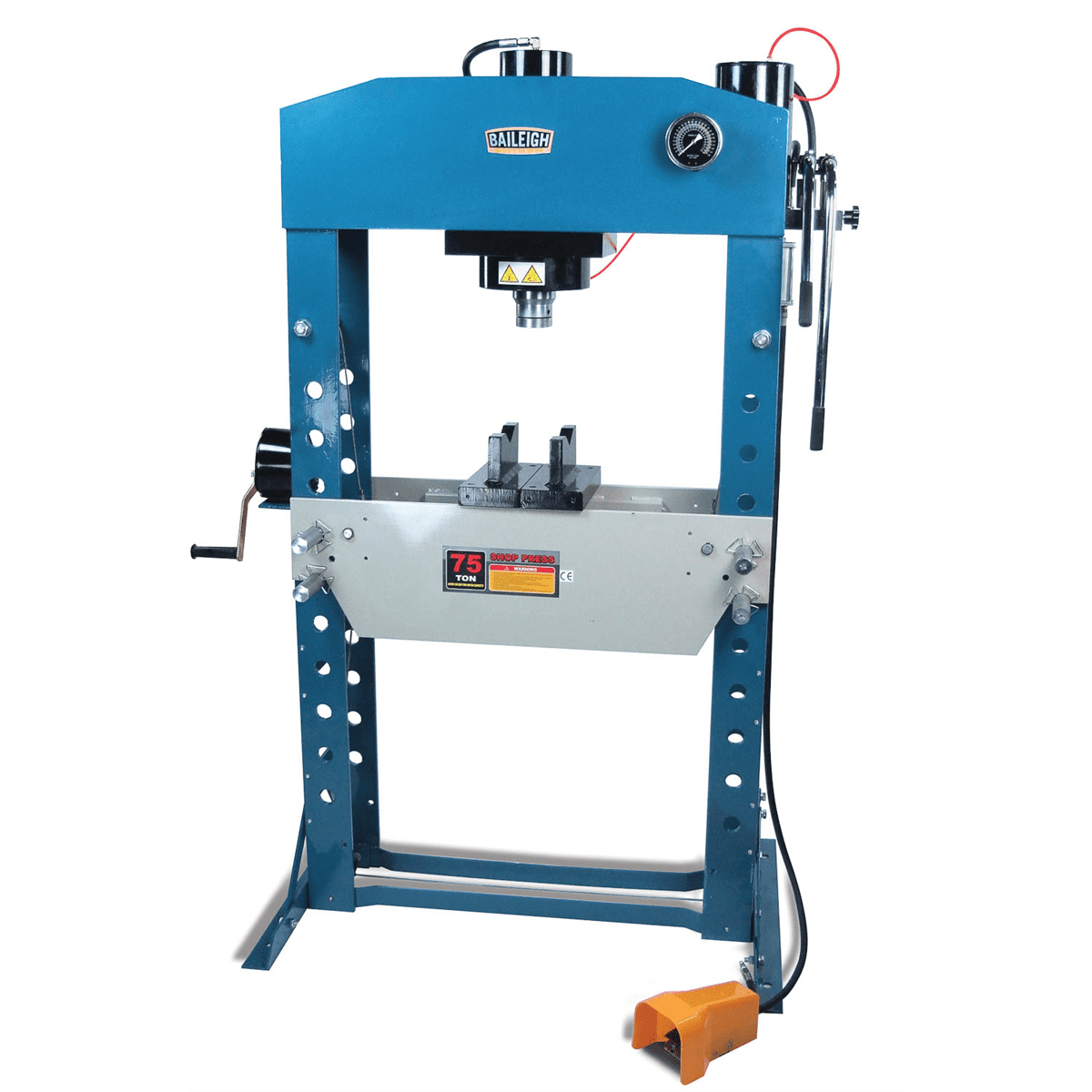 Baileigh 75T Air/Hand H-Frame Press - Walmart.com