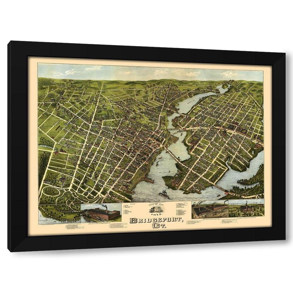 Bailey 14x11 Black Modern Wood Framed Wall Art Titled - Bridgeport ...