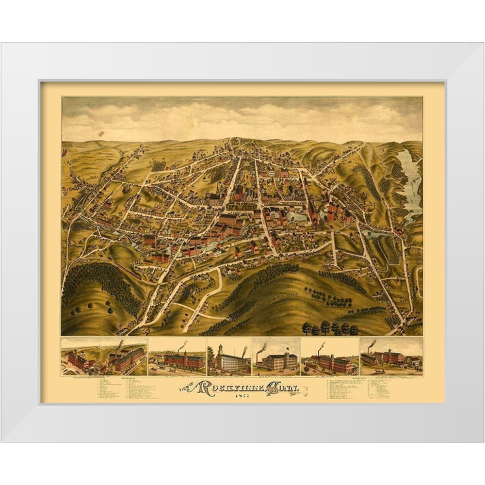 Bailey 14x12 White Modern Wood Framed Museum Art Print Titled ...