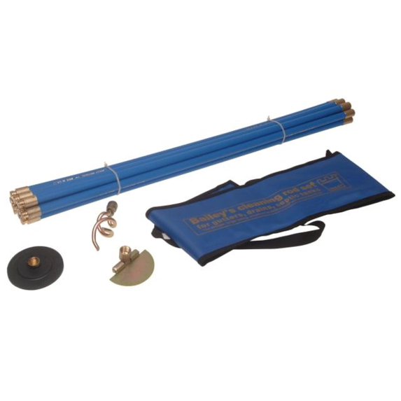 Bailey - 5431 Universal 3/4in Drain Rod Set 3 Tools Brass Fittings ...
