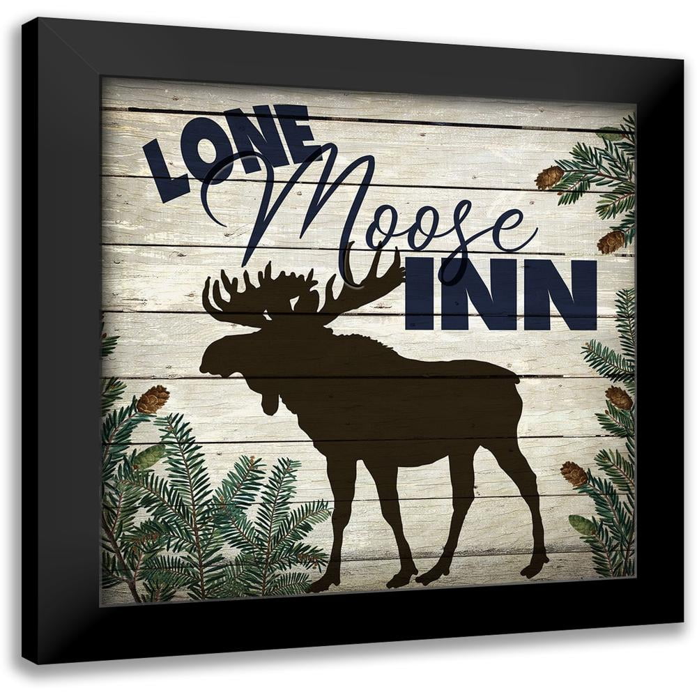 Bailey, Ann 15x15 Black Modern Framed Museum Art Print Titled - Lone Moose Inn - Walmart.com