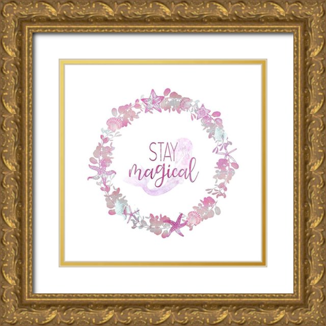 Bailey, Ann 15x15 Gold Ornate Wood Framed with Double Matting Museum ...