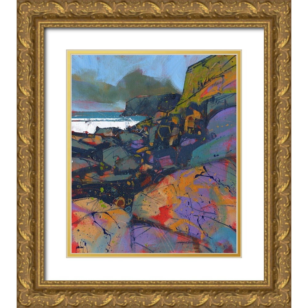 Bailey Paul 12x14 Gold Ornate Wood Framed With Double Matting Museum