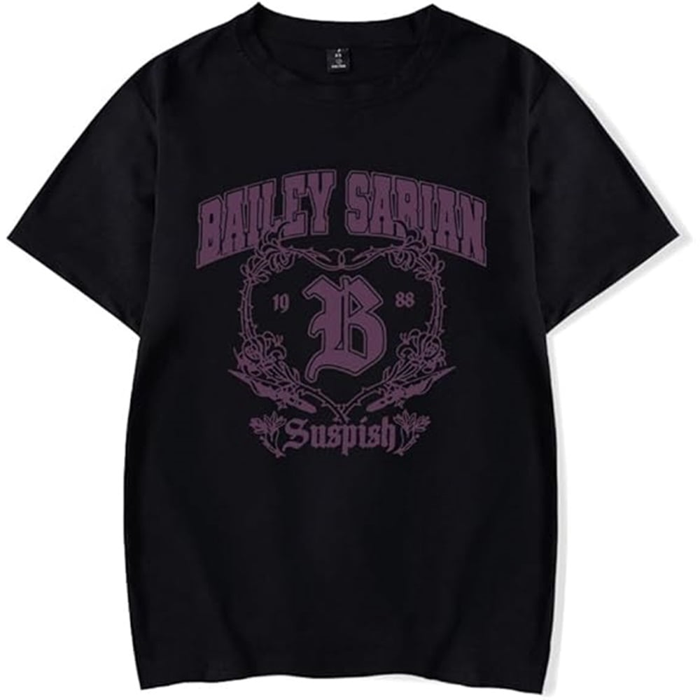 Bailey Sarian 1988 Merch T-shirt Retro Casual Short Sleeve Men And ...