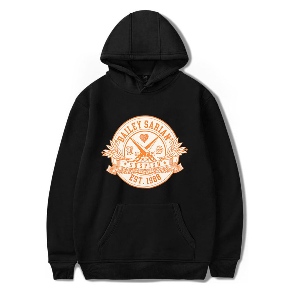 Bailey Sarian Suspish EST 1988 Hoodie Fashion Pullover Casual ...
