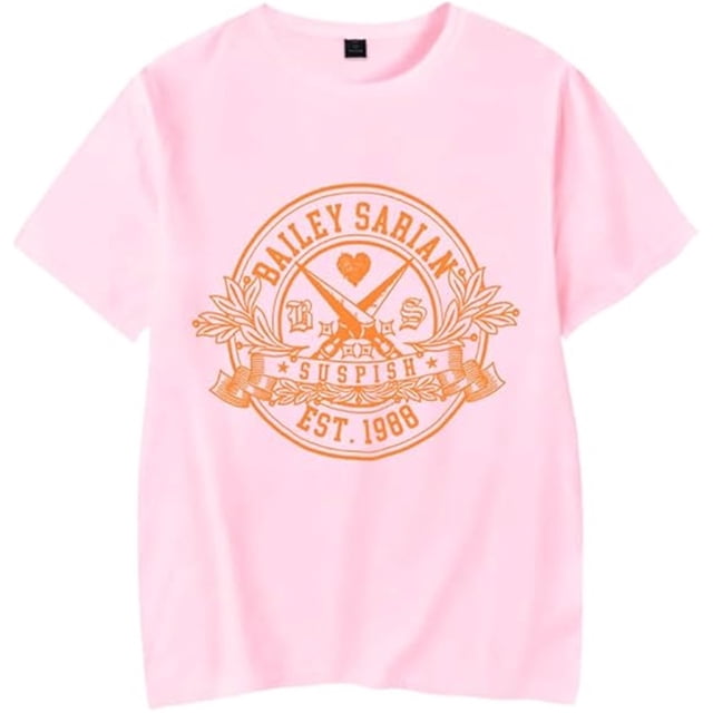 Bailey Sarian Suspish Merch T-Shirt Summer Short Sleev Classic Print ...