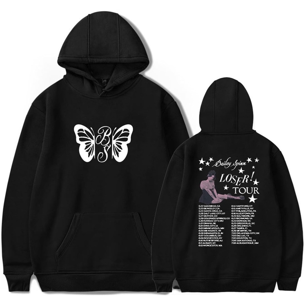 Bailey Spinn Loser Tour 2025 Hoodie Fashion Casual Trendy Sportswear ...