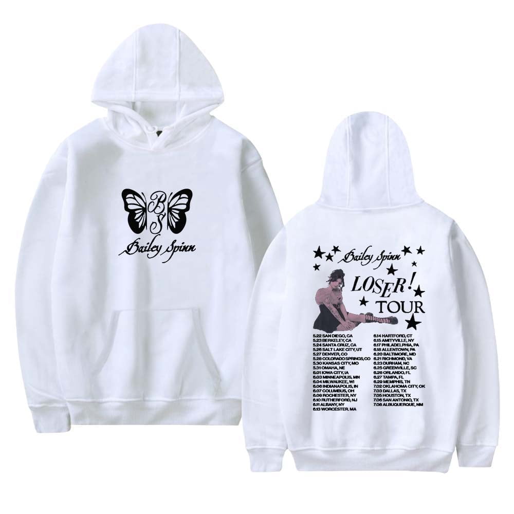 Bailey Spinn Loser Tour 2025 Merch Hoodies Women Men Casual Long Sleeve ...