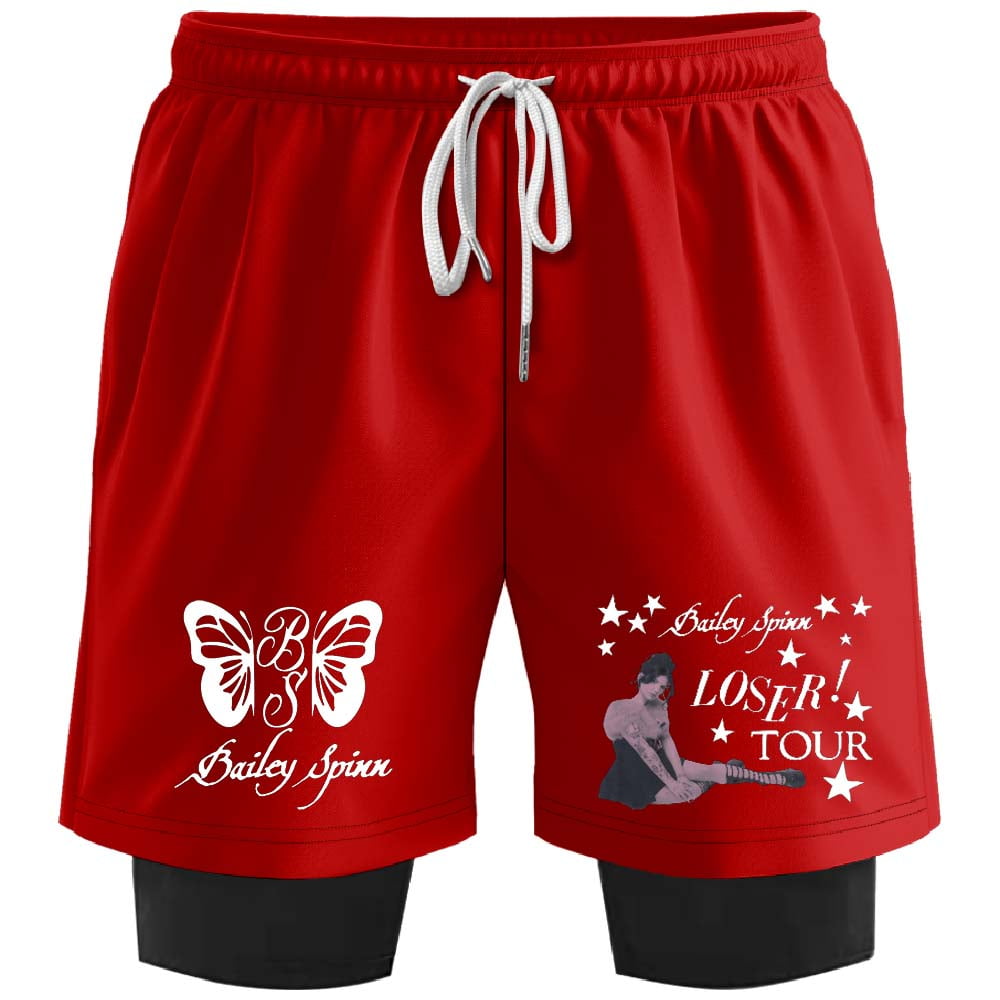 Bailey Spinn Loser Tour 2025 Merch Sweatshorts Women Men Short ...