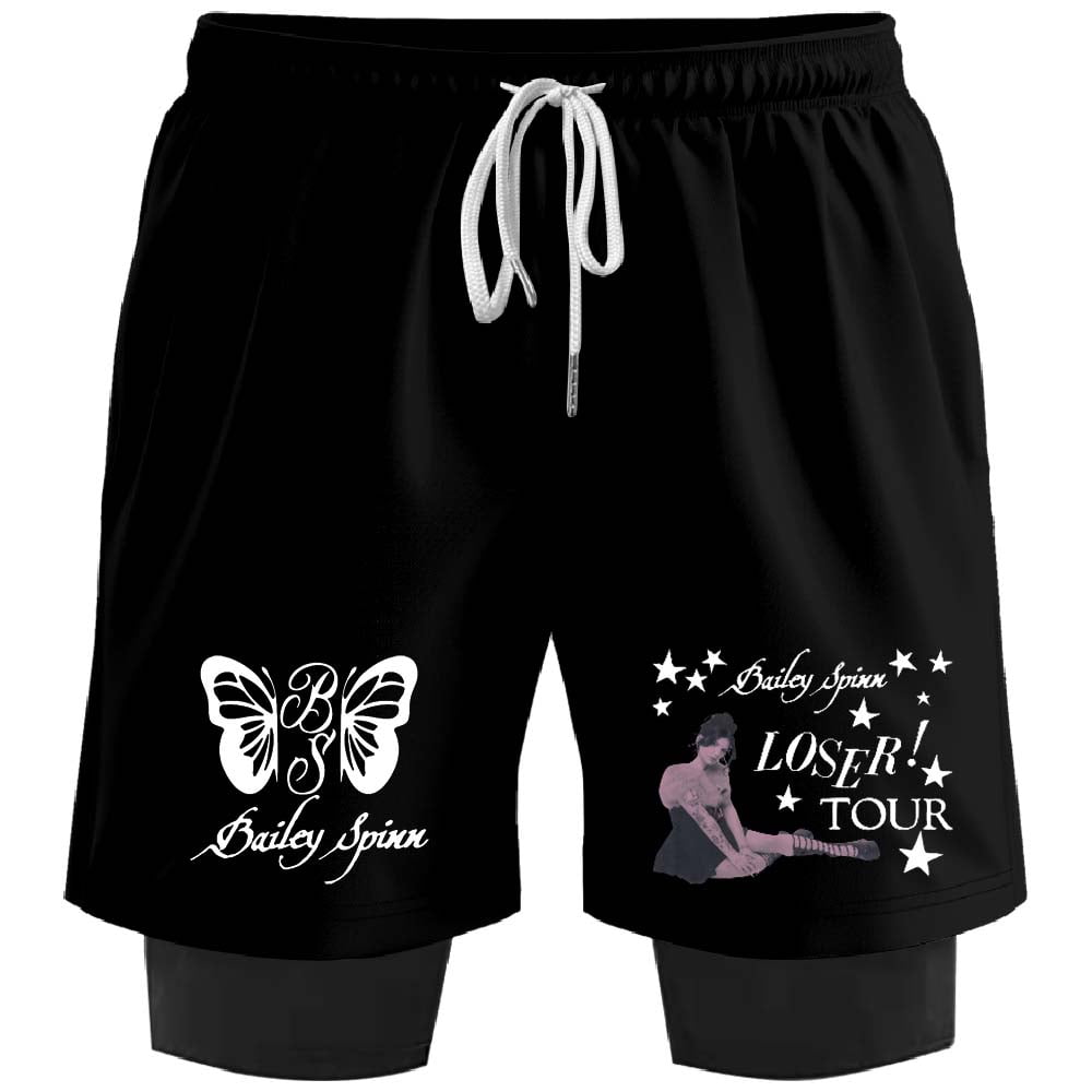 Bailey Spinn Loser Tour 2025 Merch Sweatshorts Women Men Short ...