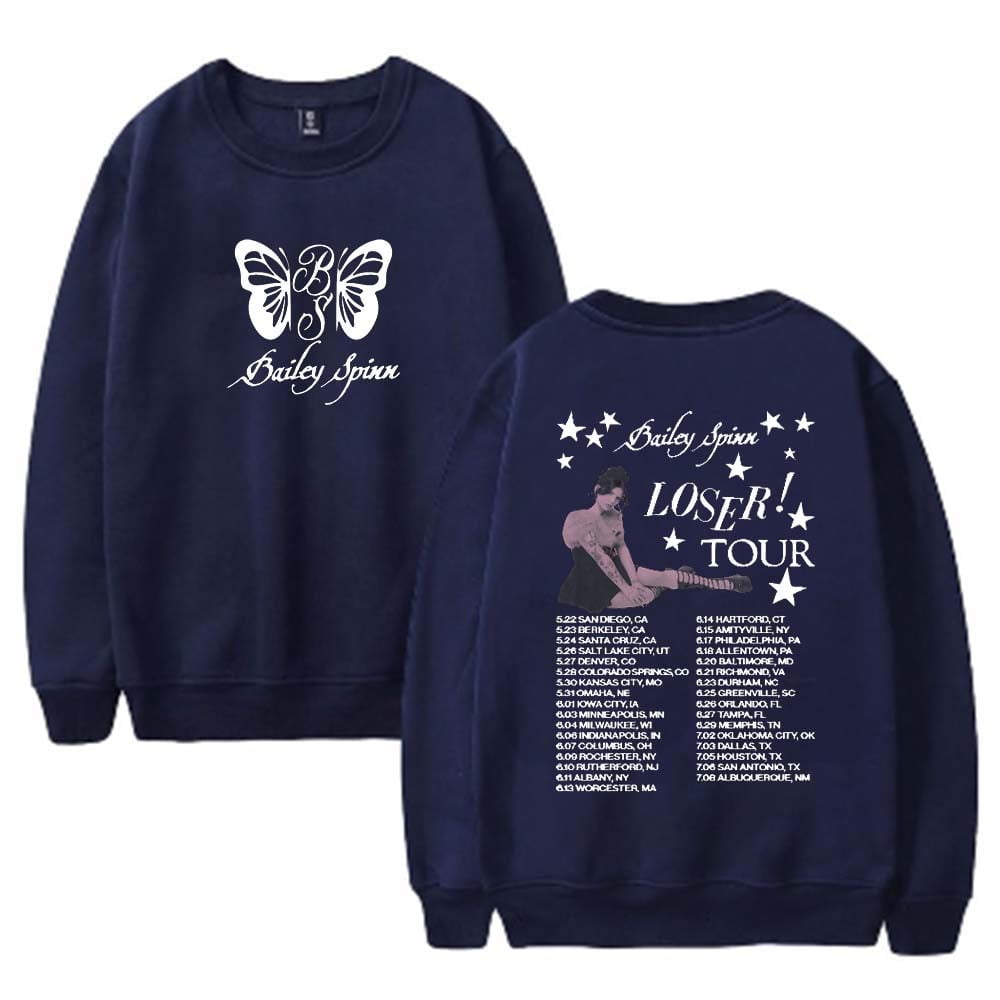 Bailey Spinn Merch Loser Tour 2025 Sweatshirt Unisex Stylish Round Neck ...