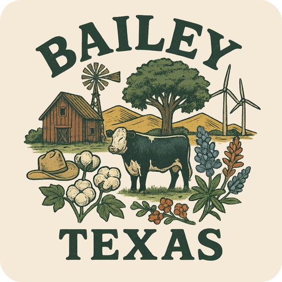 Bailey Texas Keepsakes Souvenir Vinyl Sticker – Destination Travel ...