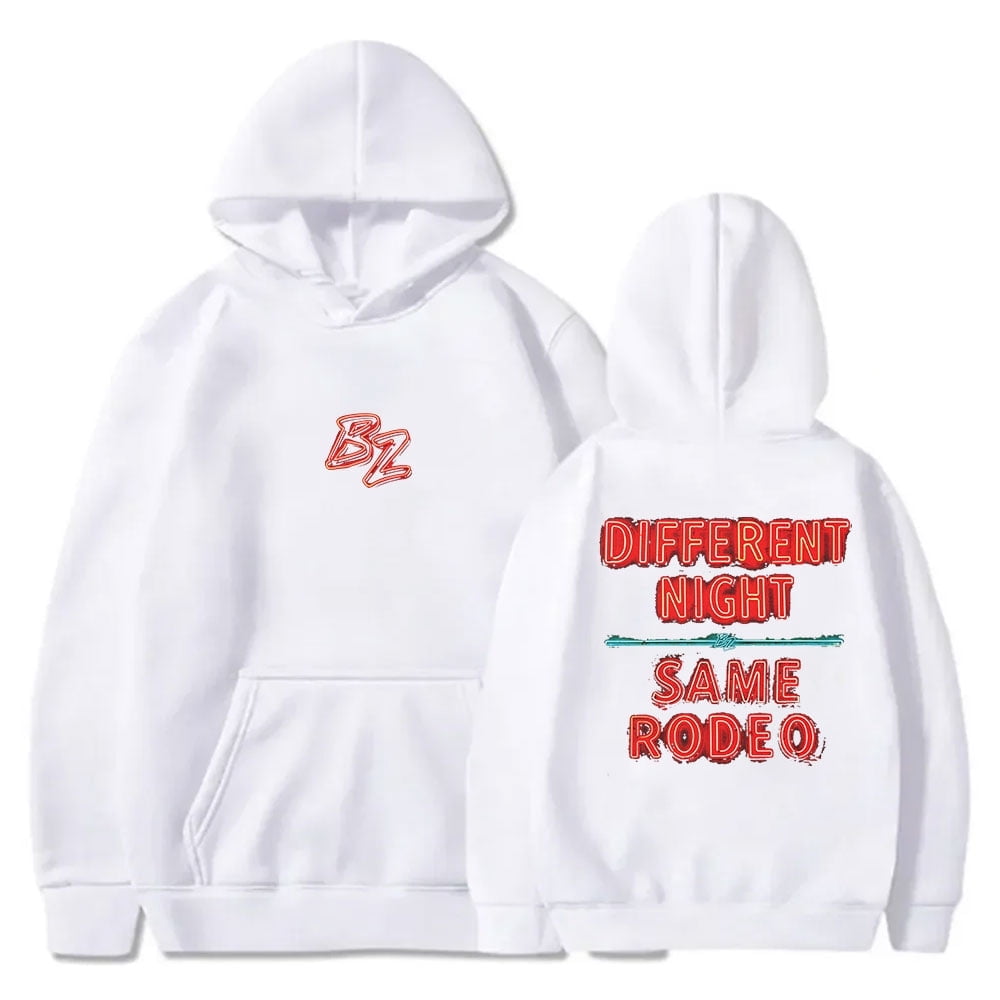 Bailey Zimmerman 2026 DNSR Neon Sign Hoodies Different Night Same Rodeo ...