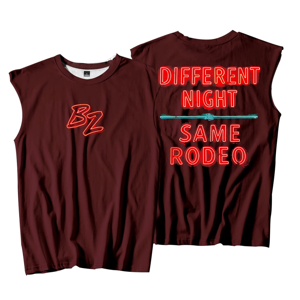 Bailey Zimmerman DNSR Neon Sign Tank Tops Unisex Sleeveless Vest Women Men Outdoor Streetwear ...