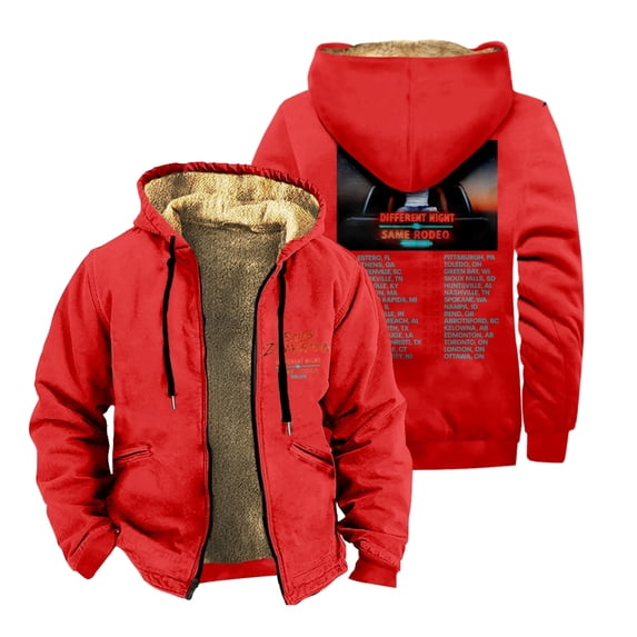 Bailey Zimmerman Different Night Same Rodeo Tour 2026 Zip Up Jacket ...