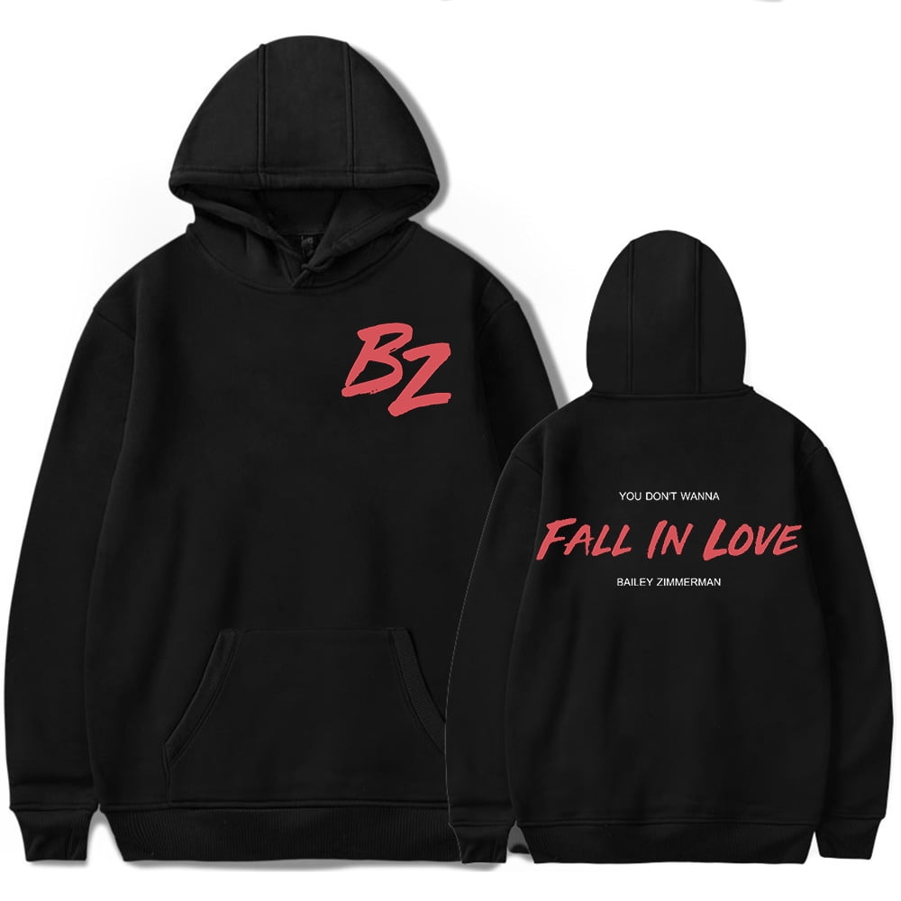 Bailey Zimmerman Fall In Love Merch Hoodie Sweatshirt Logo Women/Men ...