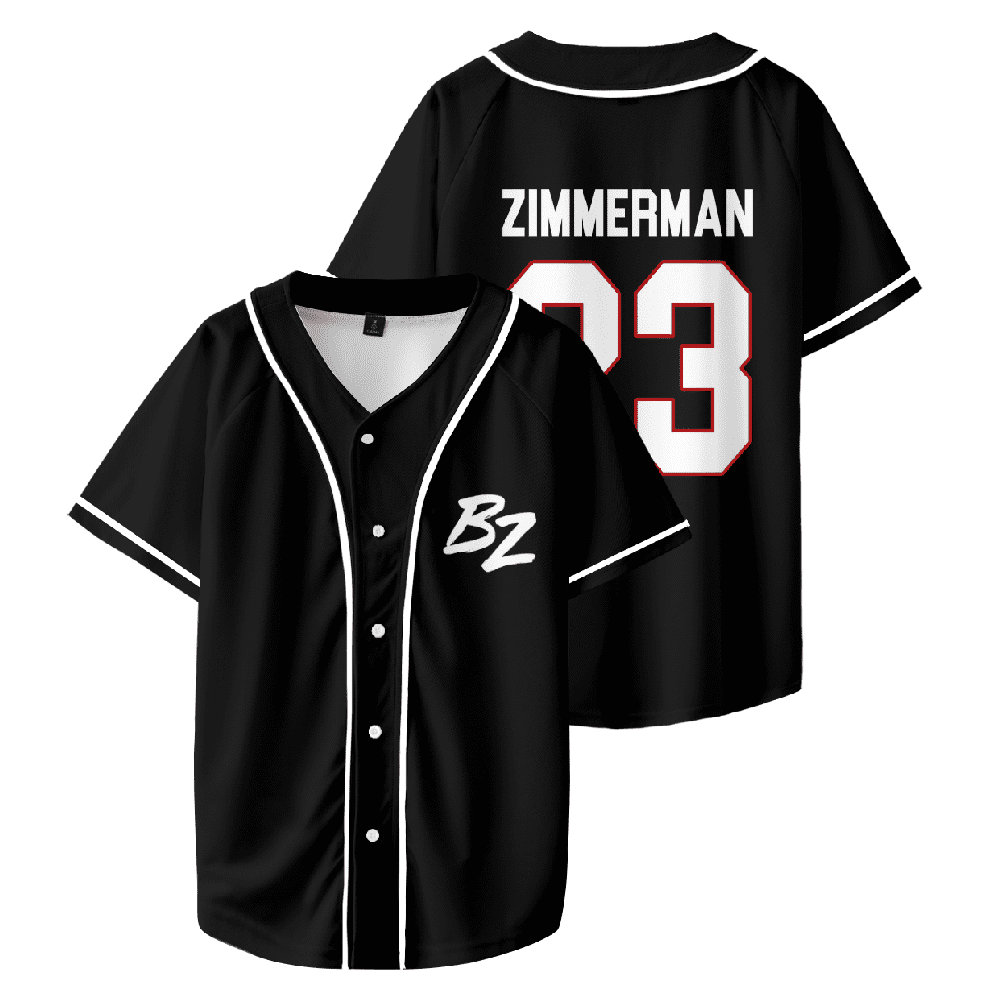Bailey Zimmerman Logo Baseball Jersey T-shirt Summer Women/Men Tee ...